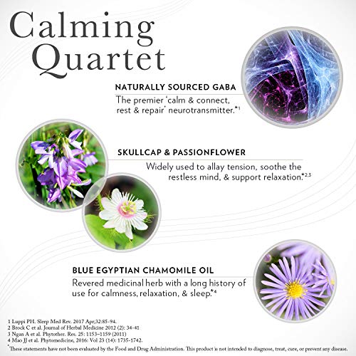 Quicksilver Scientific LipoCalm - Liposomal GABA with Herbs for Relaxation Support - Chamomile, Passionflower Herb & Skullcap Supplement for Peace of Mind & Sleep Calm Support (1.7oz / 50ml)