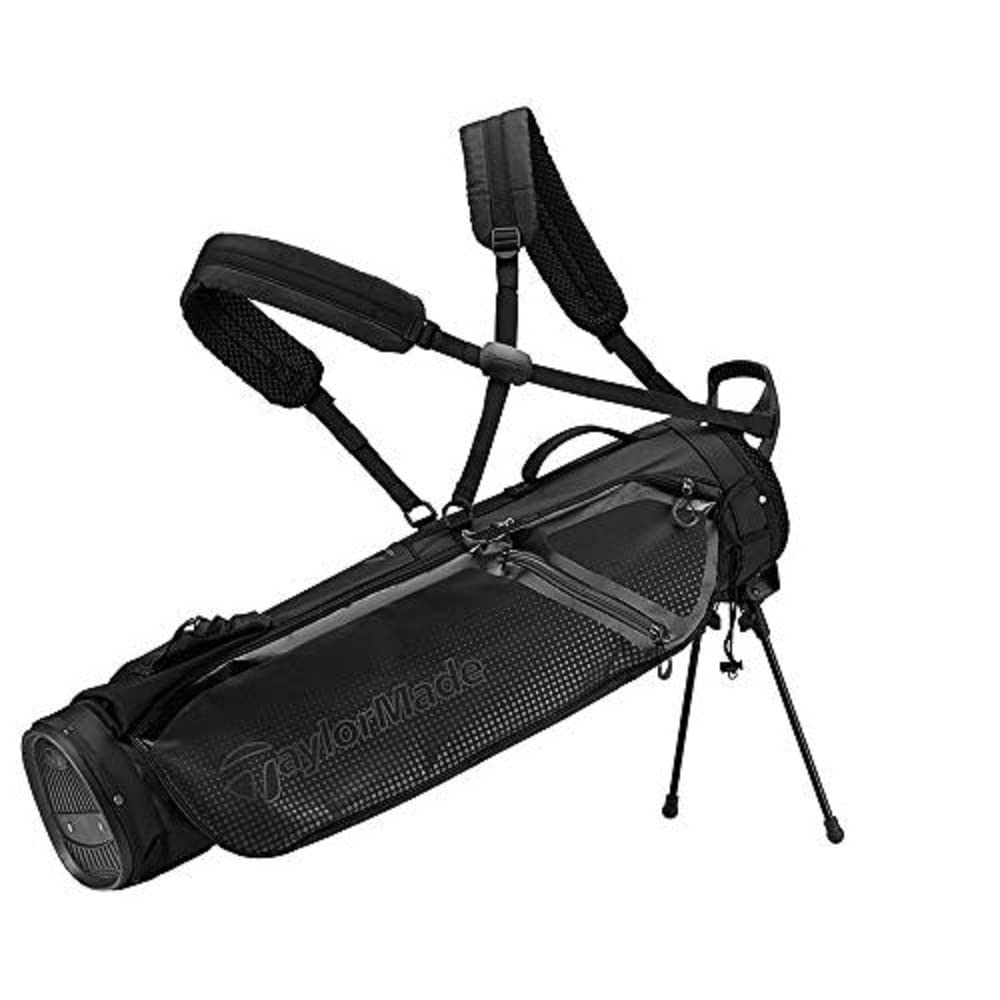 TaylorMade Quiver Stand Bag, Black, Large
