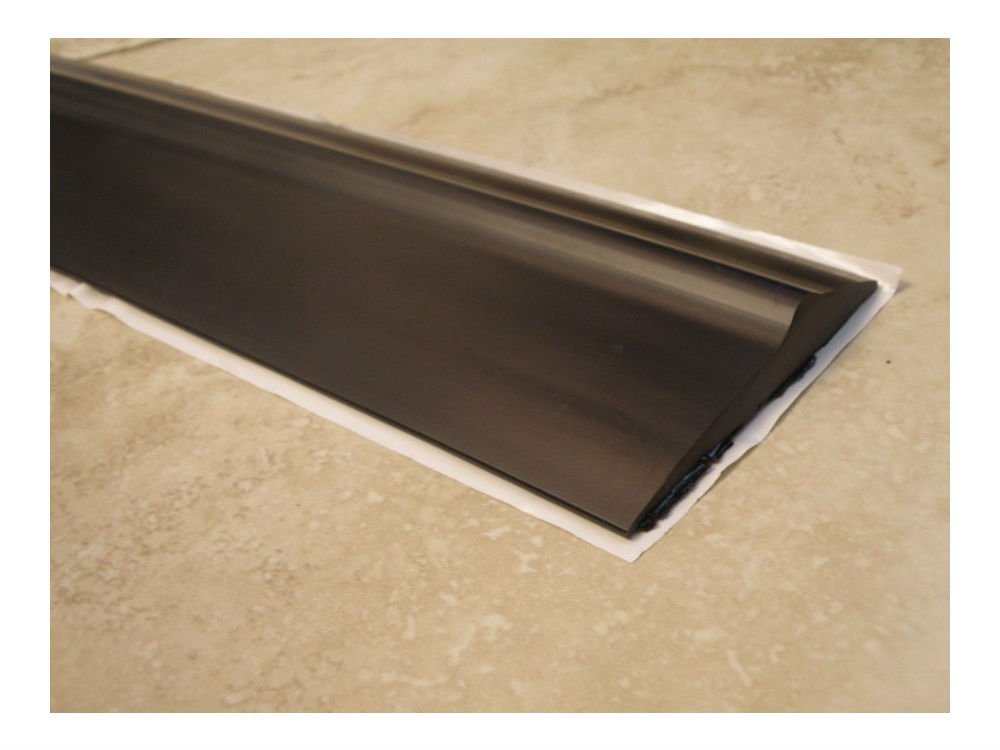 SELF Adhesive! Heavy Duty Garage Door Weather Seal Threshold Bottom Seal 16'
