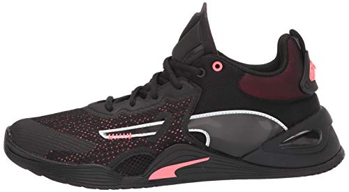 PUMA Women's Fuse Cross Trainer, Black-Ignite Pink, 7.5