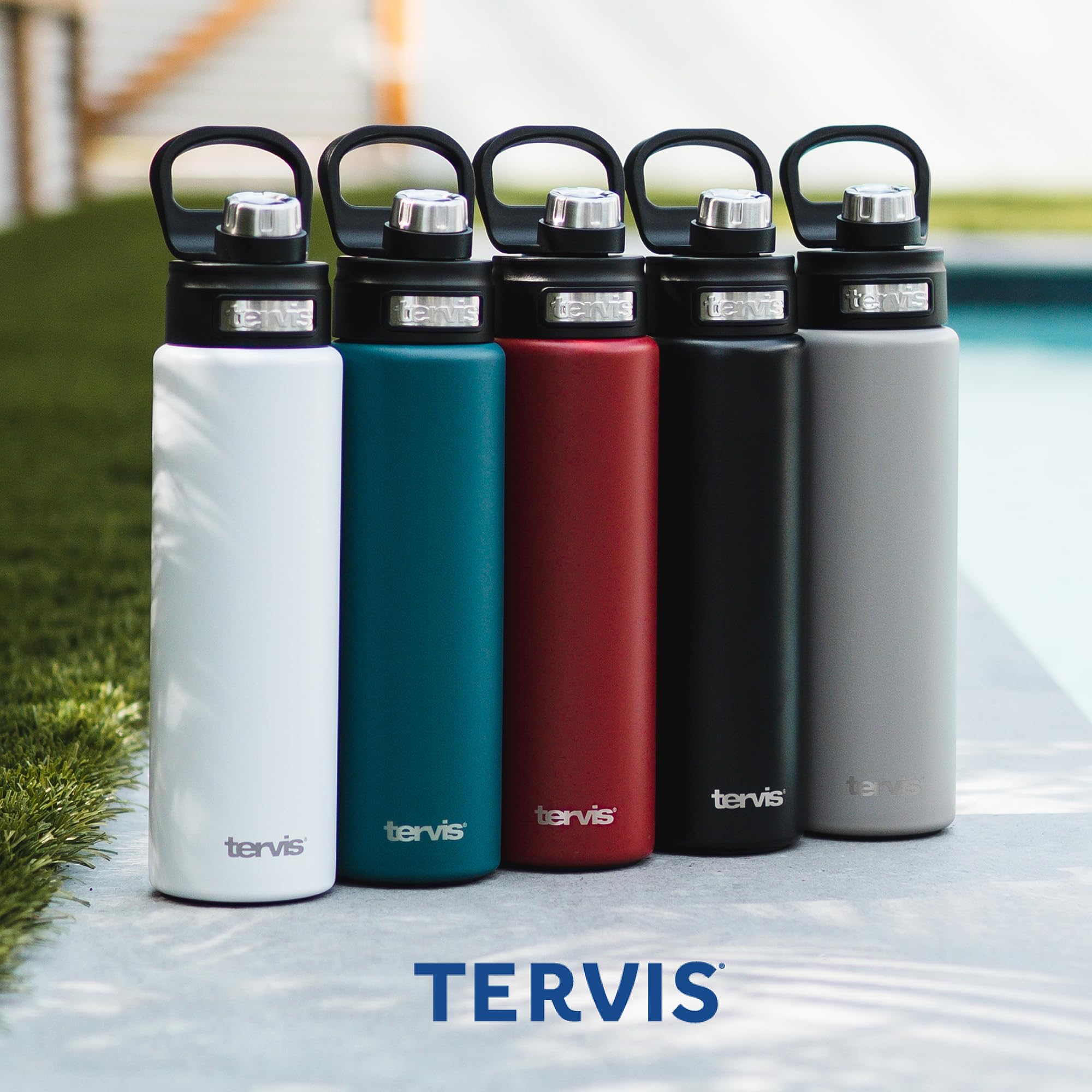 Tervis Air Force Logo Engraved on Onyx Shadow Insulated Tumbler 40oz Wide Mouth Bottle Stainless Steel