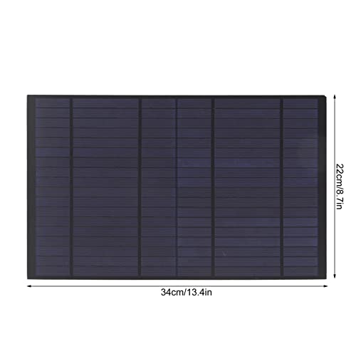 Portable Solar Panel DIY Solar Electric Panel - Mini Solar Panel Polysilicon Encapsulated for Solar Lawn Lamps - 18V 10W