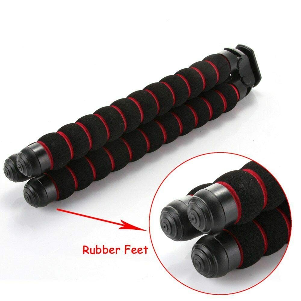 Runshuangyu Portable Octopus Flexible Tripod Stand, 1/4'' Screw Mounting, for Canon Nikon Sony Panasonic Pentax Olympus Camera Digital DV Gopro Action DSLR - Size M