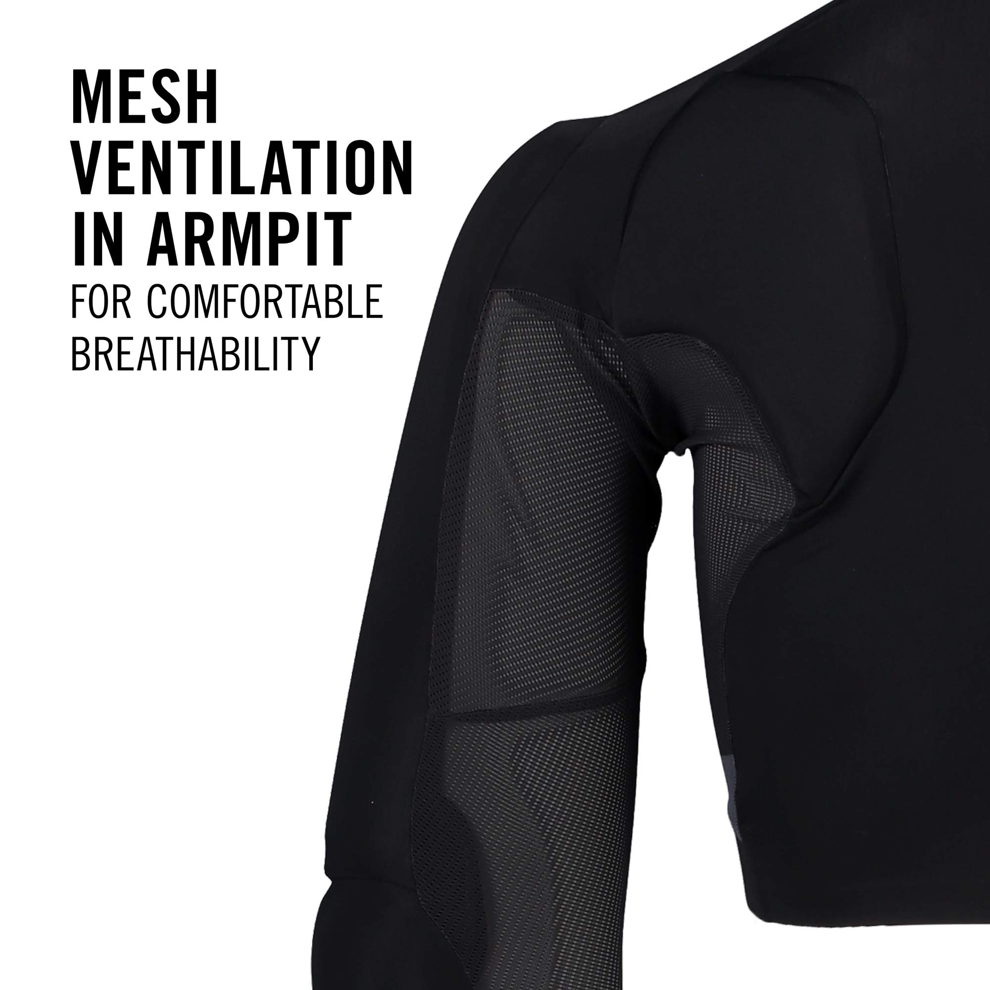 POC, VPD Air Comp Jacket Jr, Youth Ski Racing Armor for Kids, Uranium Black/Hydrogen White, Small