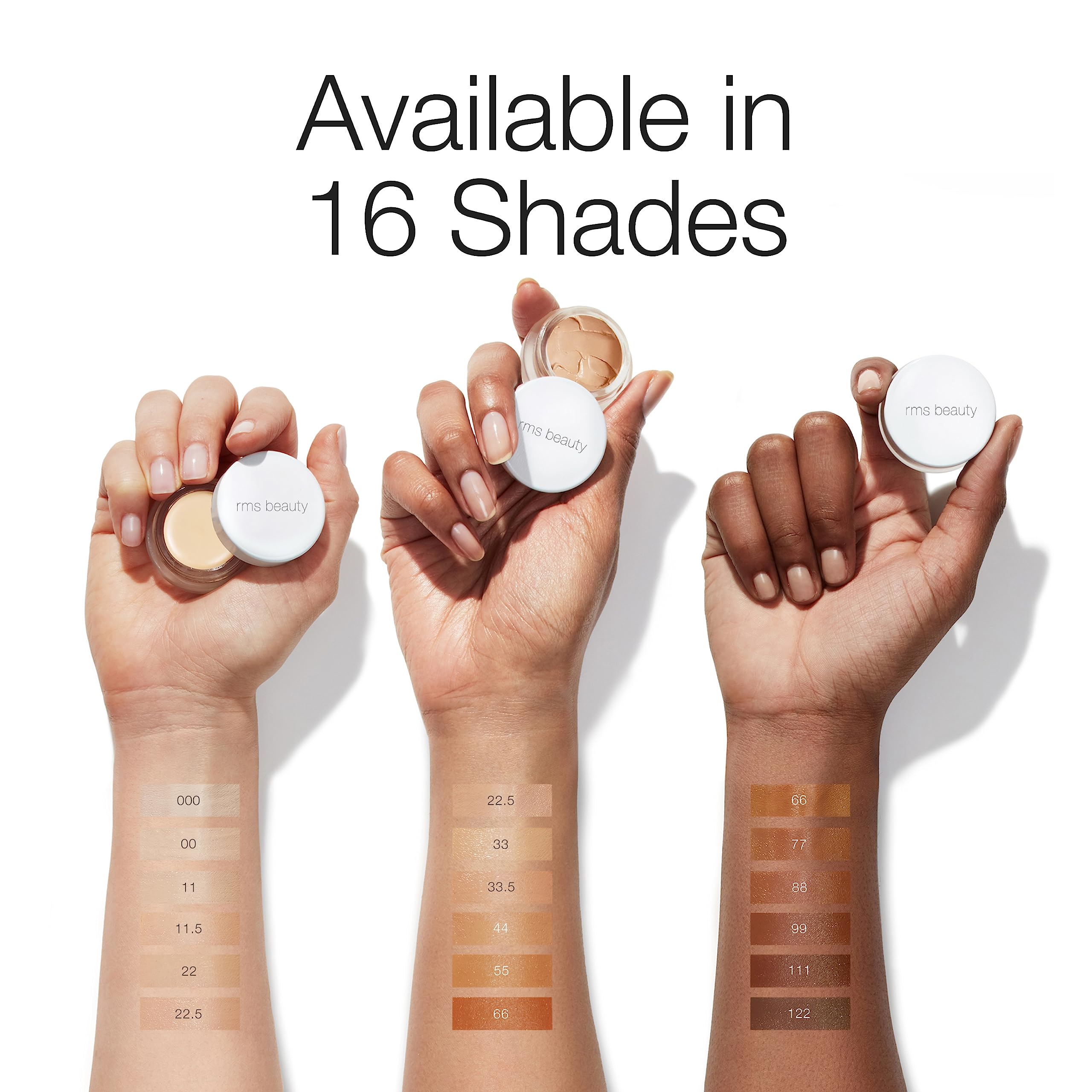 RMS Beauty “Un” Cover-Up Concealer - Organic Cream Concealer & Foundation, Hydrating Face Makeup for Healthy Looking Skin - No.22.5 (0.2 Ounce)