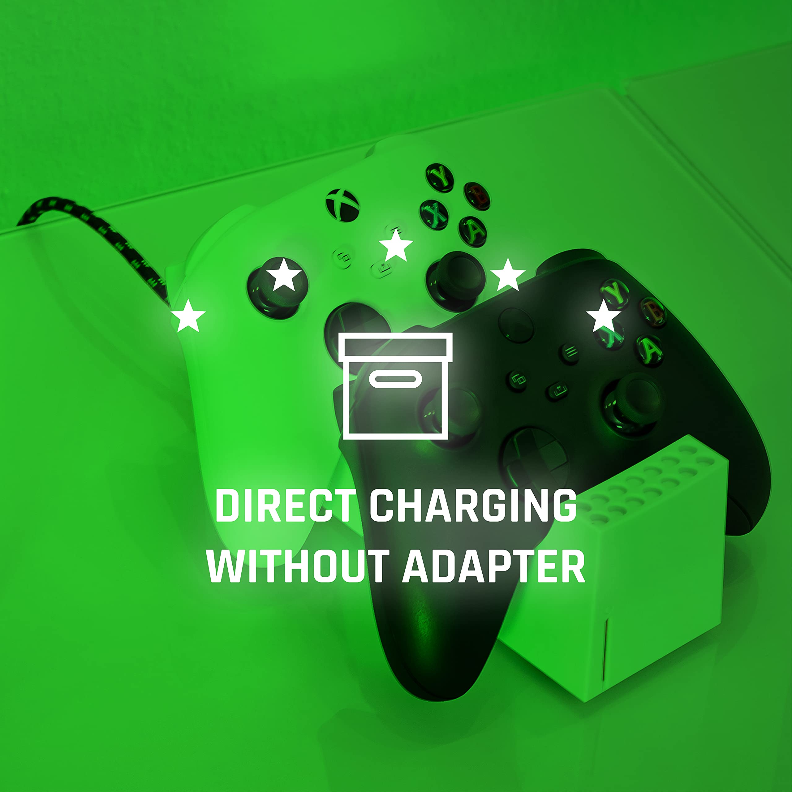 Snakebyte Xbox One Twin Battery Pack REV. 2 - 2 Rechargeable Battery Packs for Xbox One, S, Xbox One X and Elite Controllers (White) - Xbox One Battery Pack