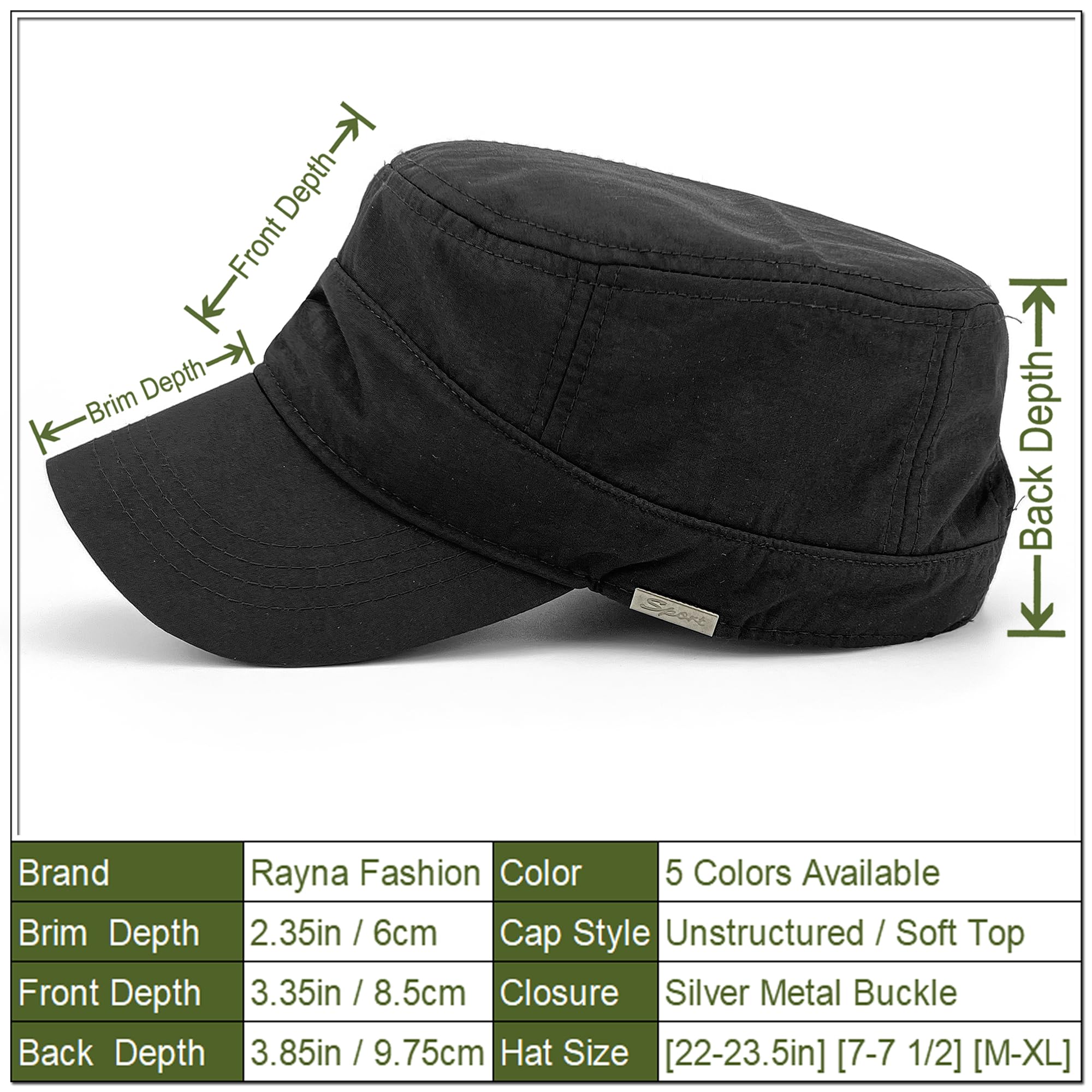 Rayna Fashion Quick Dry Caps for Women Waterproof Hats for Men Running XL Beige