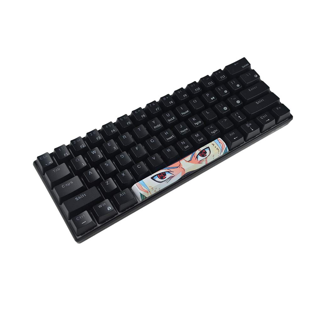 RICKONS Keycap for Cherry Switch Mechanical Gaming Keyboard 6.25u Space Bar with Key Puller (Kakashi)