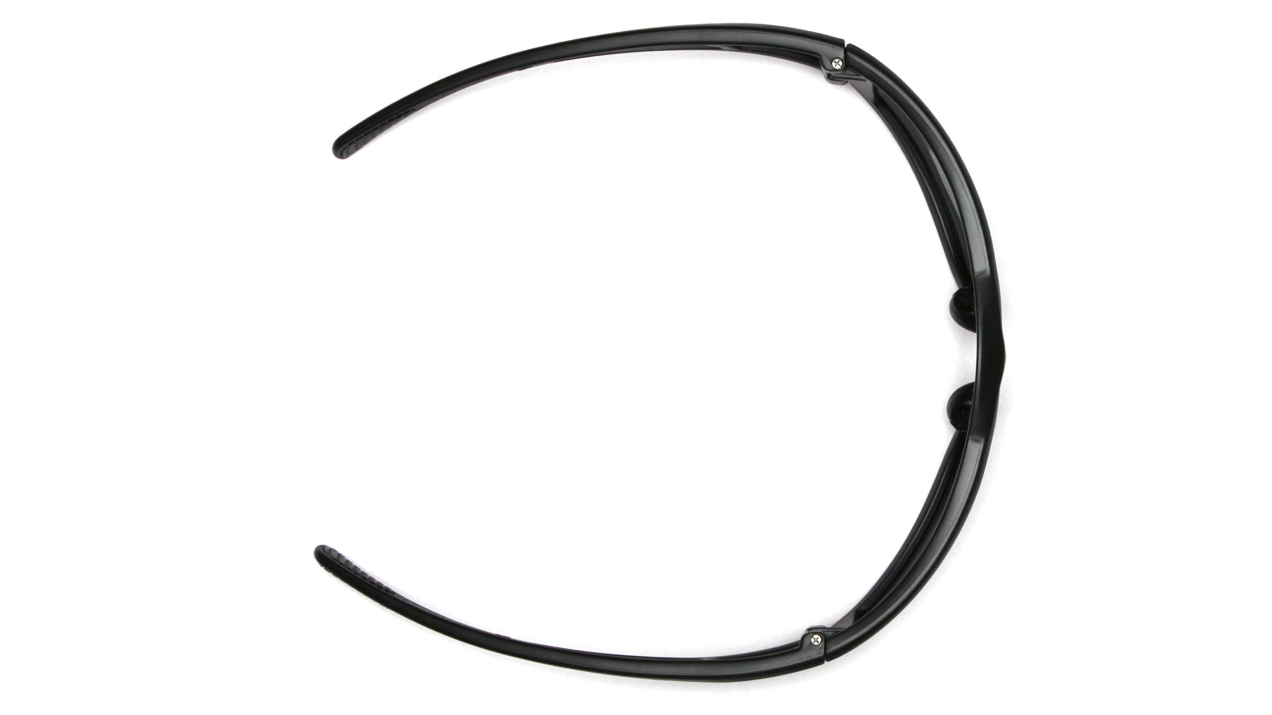 Pyramex Exeter Safety Eyewear, Silver Mirror Anti-Fog Lens With Black Frame