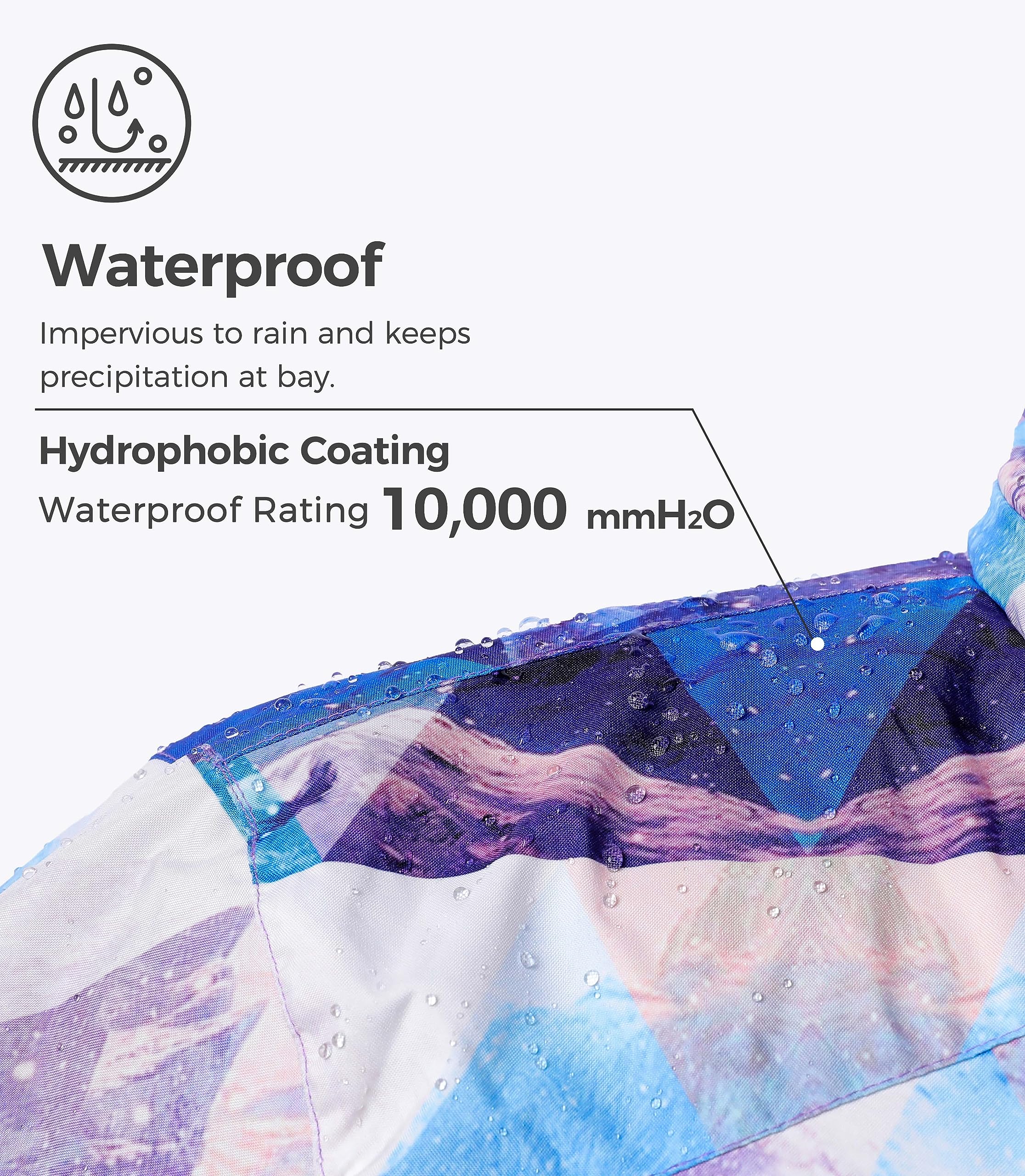 wantdo Women's Ski Snowboarding Jacket Waterproof Warm Winter Windproof Coat Mountain Flora M
