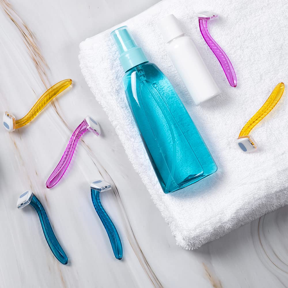 Spa Savvy Bikini Razor 6 Pack, Bikini Line Trimmer, Sharp Blades, Trim with Precision for Painless Hair Removal Perfect For Sensetive Skin