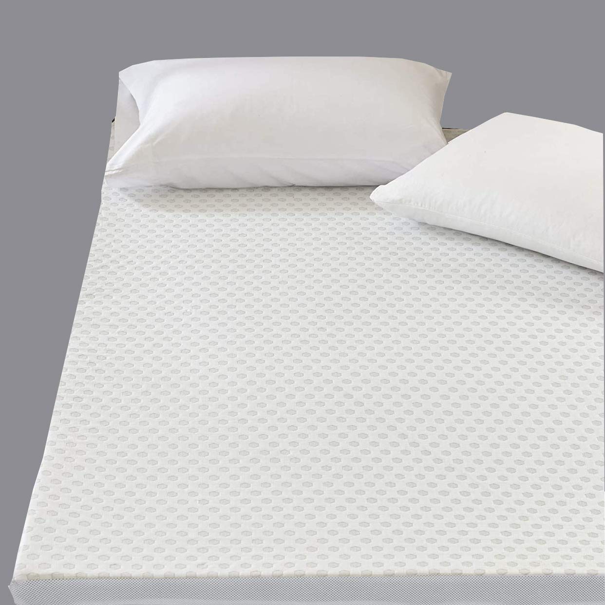 Sleep Philosophy Gel Infused Memory Foam Mattress Topper Luxurious Hypoallergenic All Season Enhanced Bed Support, Twin(2" Thick), Removable Cooling Cover