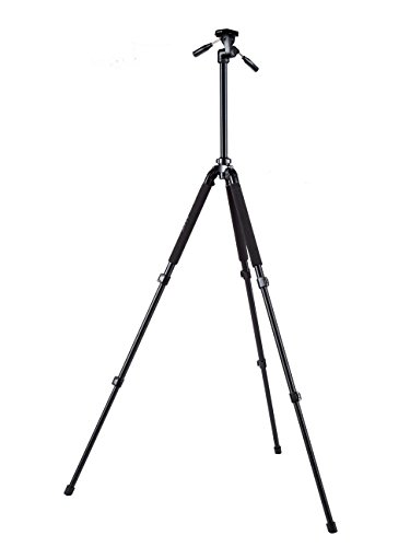 SLIK Pro 700DX Tripod KIT with 3-Way Pan & Tilt Head, for Mirrorless/DSLR Sony Nikon Canon Fuji Cameras and More - Black (615-316)