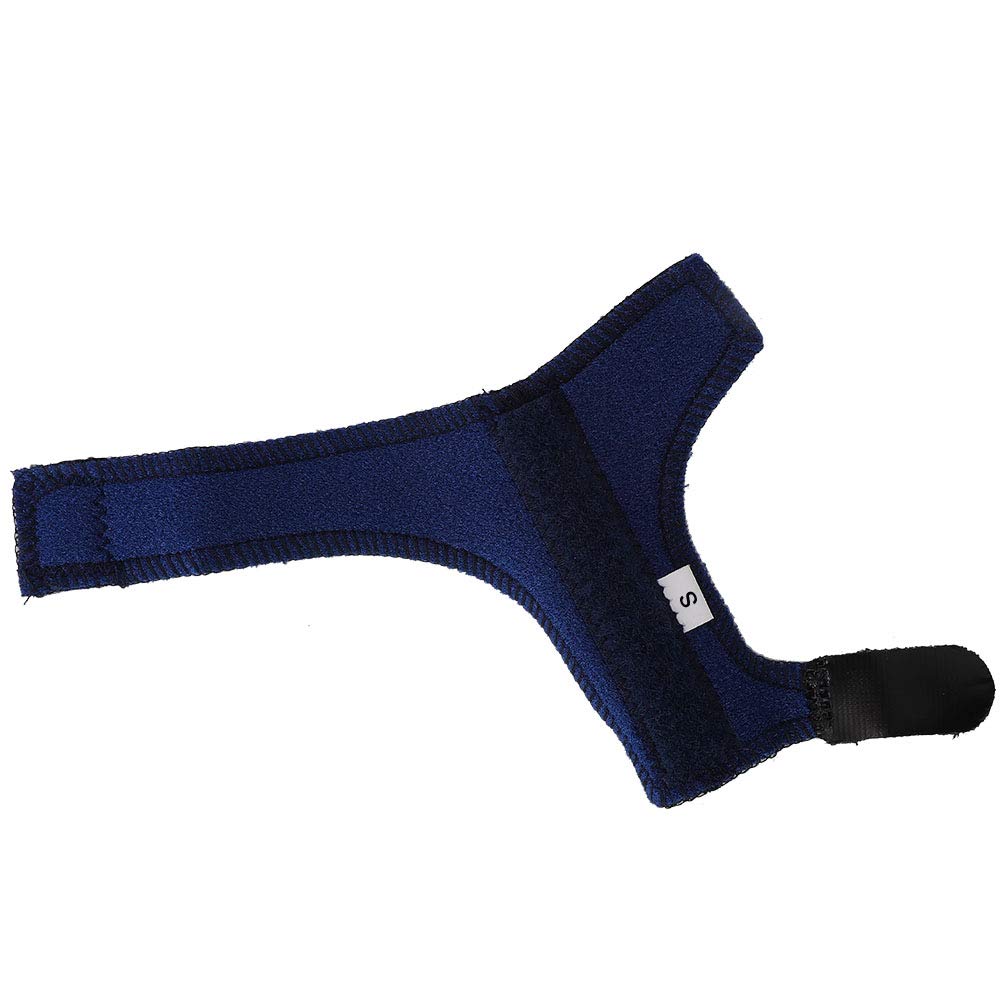 Weohoviy Thumb Brace, Trigger Finger Splint for Kids, Support Brace for Straightening Broken Fingers, Injuries, Arthritis, Trigger Finger(S) blue