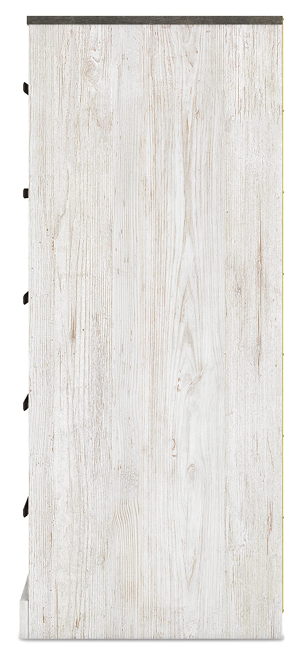 Signature Design by Ashley Shawburn Modern Farmhouse 8 Drawer Dresser, Whitewash & Dark Gray