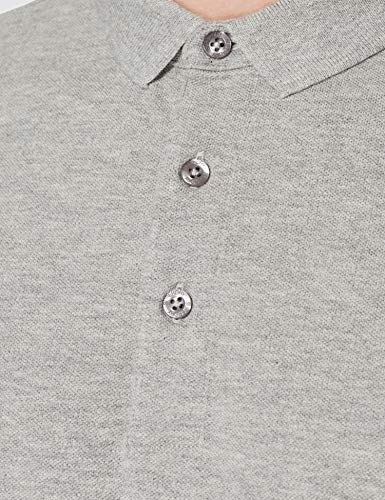 Superdry Mens Organic Cotton Short Sleeve Pique Polo Shirt Mid Marl Size XL