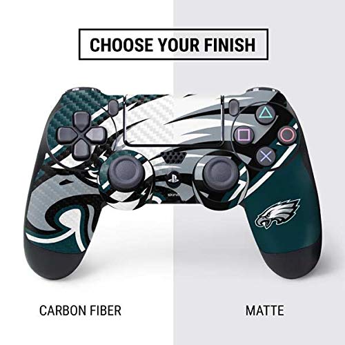 Skinit Decal Gaming skin compatible with PS4 Controller - Officially Licensed NFL Philadelphia Eagles Large Logo Design