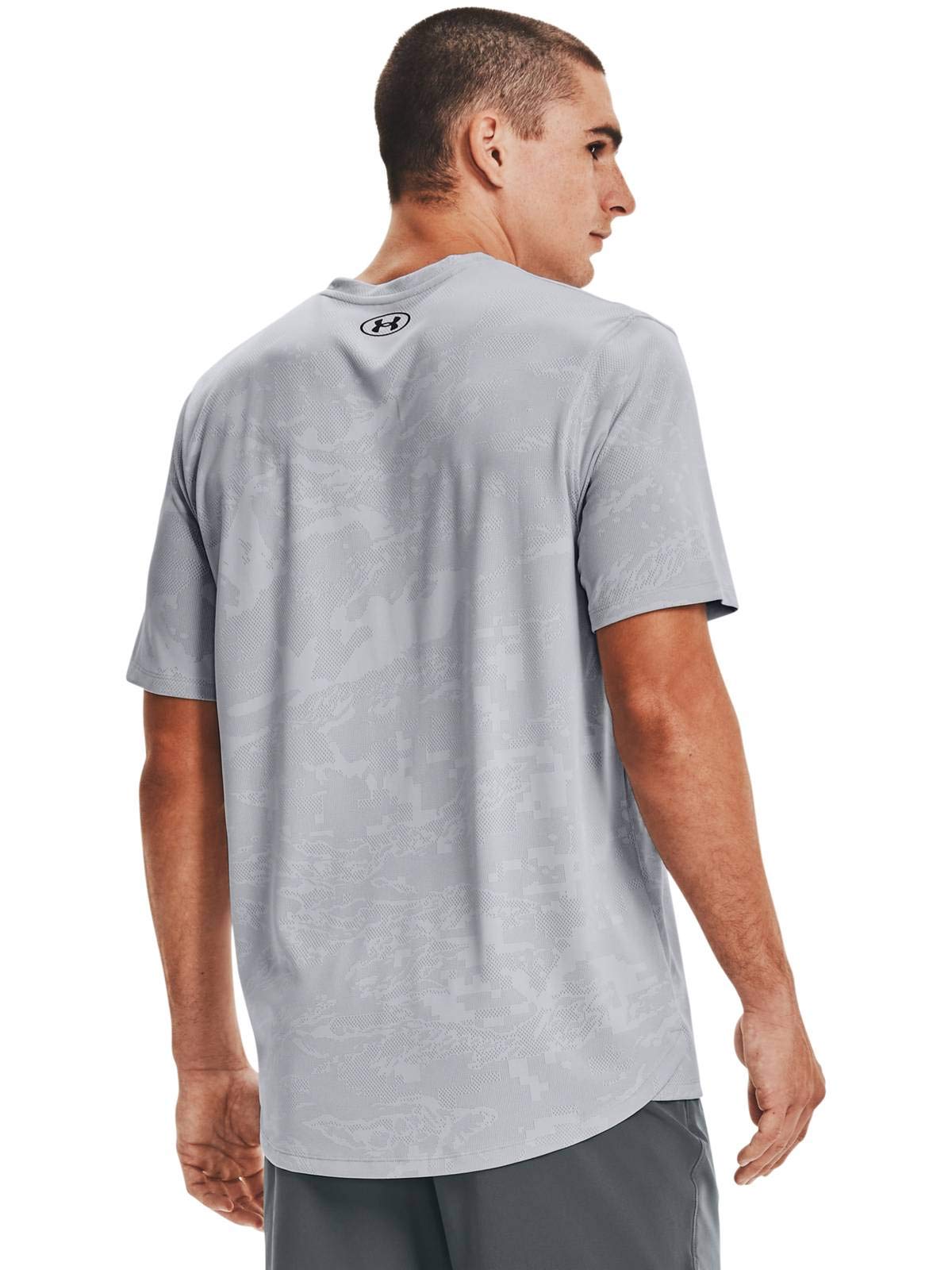 Under Armour mens Training Vent Camo Short-Sleeve T-Shirt , Mod Gray (011)/Black , Large
