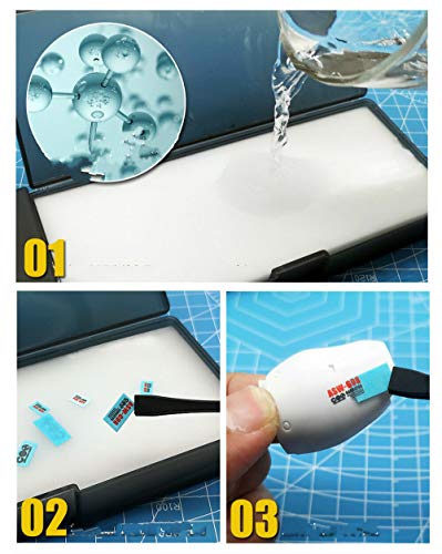 Water Decals Sticker Operated Box with Decal Tweezers Model Craft Airplane Hobby Tools