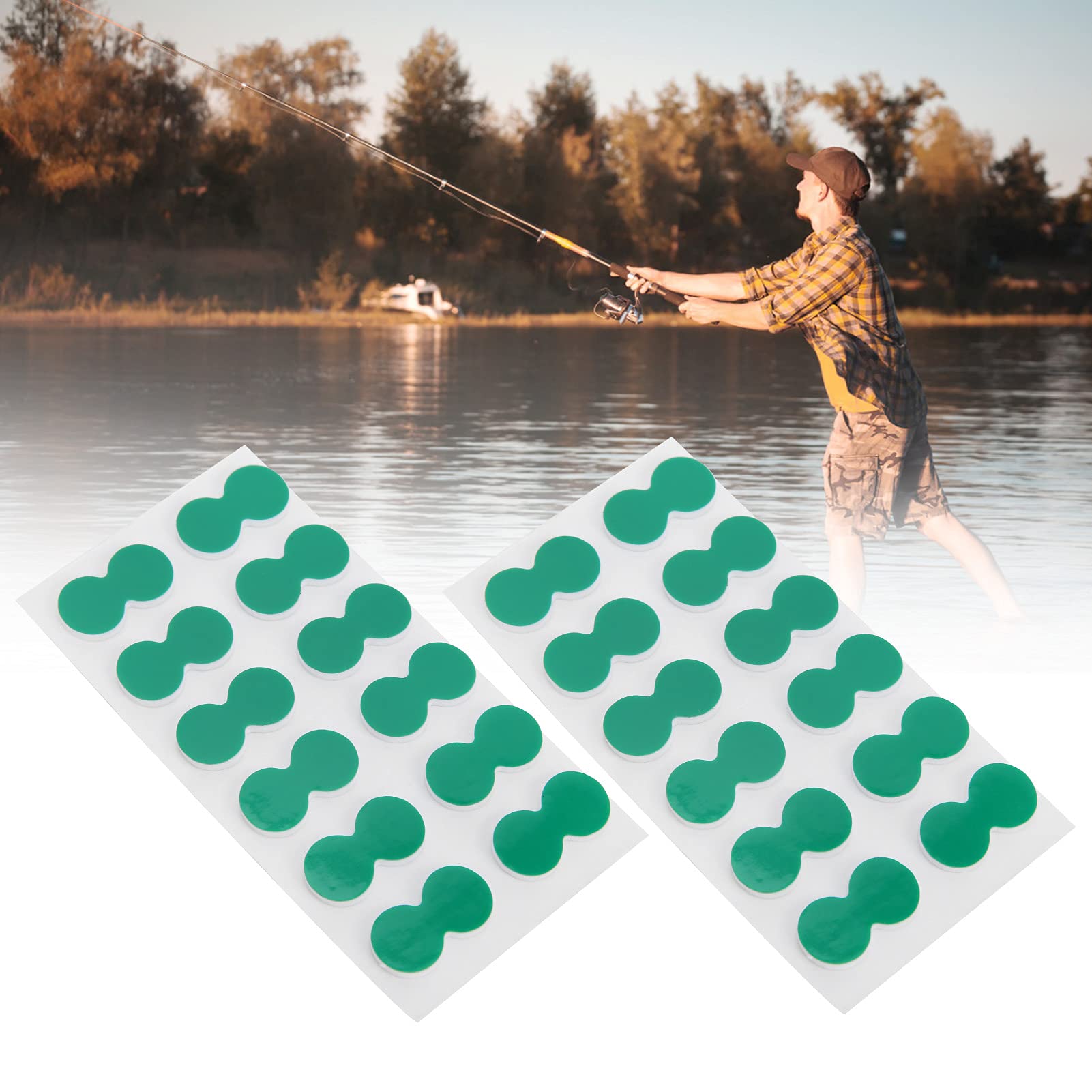Yeuipea 24PCS Foam Fly Fishing Bobber, Pinch On Strike Float Indicators, Lightweight & Durable, Ideal for Fly Fishing