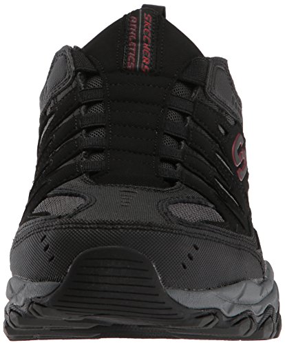 Skechers mens After Burn M. Fit Loafer, Black/Charcoal, 12 US, 51866-076