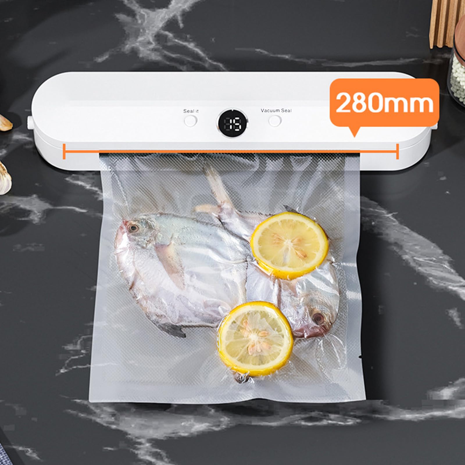 Vacuum Sealer, Food Vacuum Sealer Machine, Automatic Food Vacuum Sealer for Food Preservation Sealing Packing System