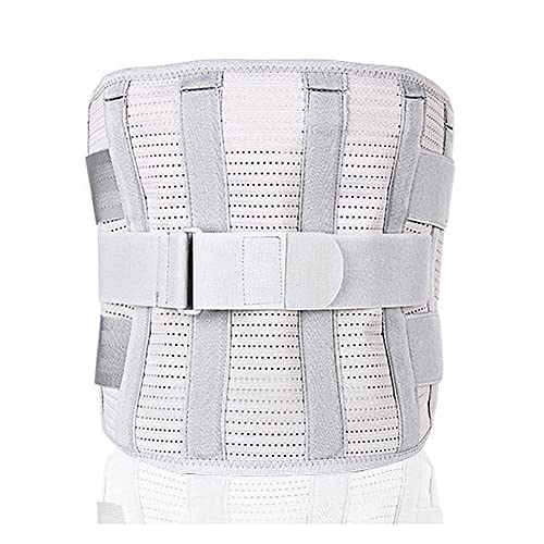 TANGIST Lower Back Brace With Heating Pad For Lifting At Work Scoliosis Pain Relief Brace For Herniated Disc And Sciatica Back Support Belt With Dual Adjustable Straps (Size : M/Medium)