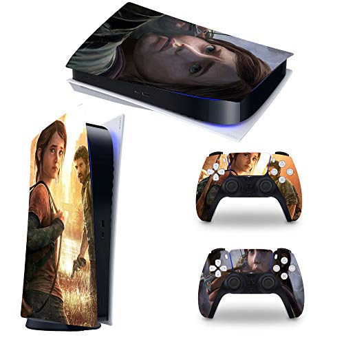 PlayStation 5 Skin Set – Last Men - HD Printing Vinyl Skin Cover Protective for PS5 Standard Edition Console and 2 PS5 Standard Edition Controller
