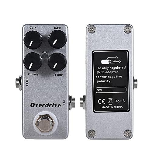 WYFDP Electric Guitar Overdrive Guitar Effect Pedal Full Metal Shell True Bypass Guitar Pedal Guitar Accessories
