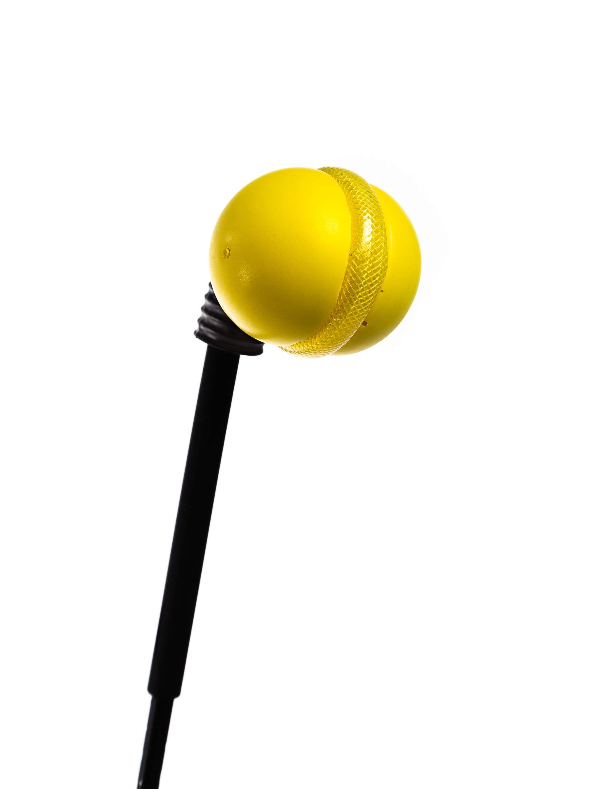 TOPSPIN MASTER Practice Hit Tennis Trainer - Portable Self-Training Aid - Rebounder Tennis Training Equipment for Beginners & Pros - Helps Improve Strokes - Easy to Assemble, Comes with Extra Ball