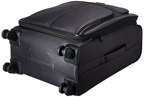 Samsonite Leverage LTE Softside Expandable Luggage with Spinner Wheels, Charcoal, Checked-Medium 25-Inch