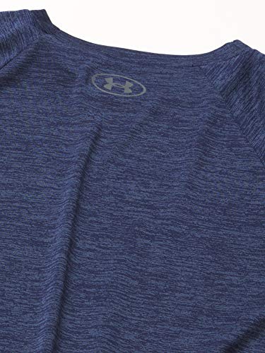 Under Armour Tech Gradient Word Mark Short Sleeve T-shirt, Academy Blue (408)/Halo Gray, Youth Small