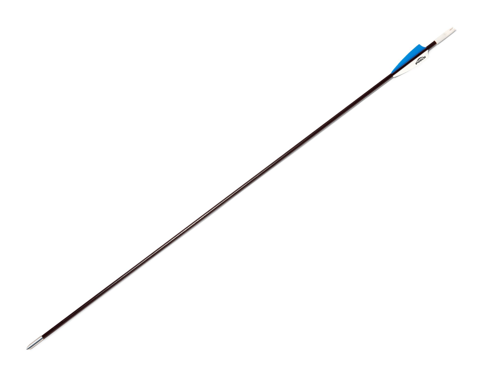 Posch Sports Beginner's First 30'' Fiberglass Target Archery Arrows for Kids, Black, 12 Piece