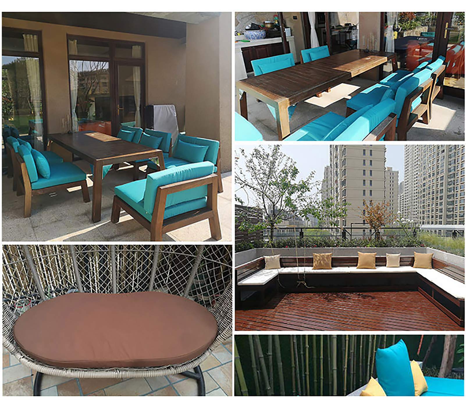 wangk Seat Cushions Bench Seat Cushion Elastic Thicken Dining Chair Pads,Thick Upholstery Quilted Cushion Floor Cushion
