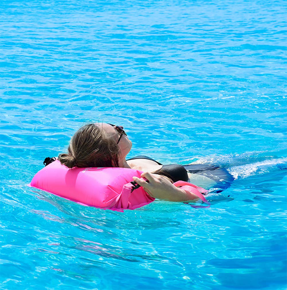 Swim Buoy Waterproof Storage Space,Can Put Things Like Phones in it,Life Saving Tool for Open Water Swimmers,Auxiliary Swimming,Spare Emergency Rescue Bubbles