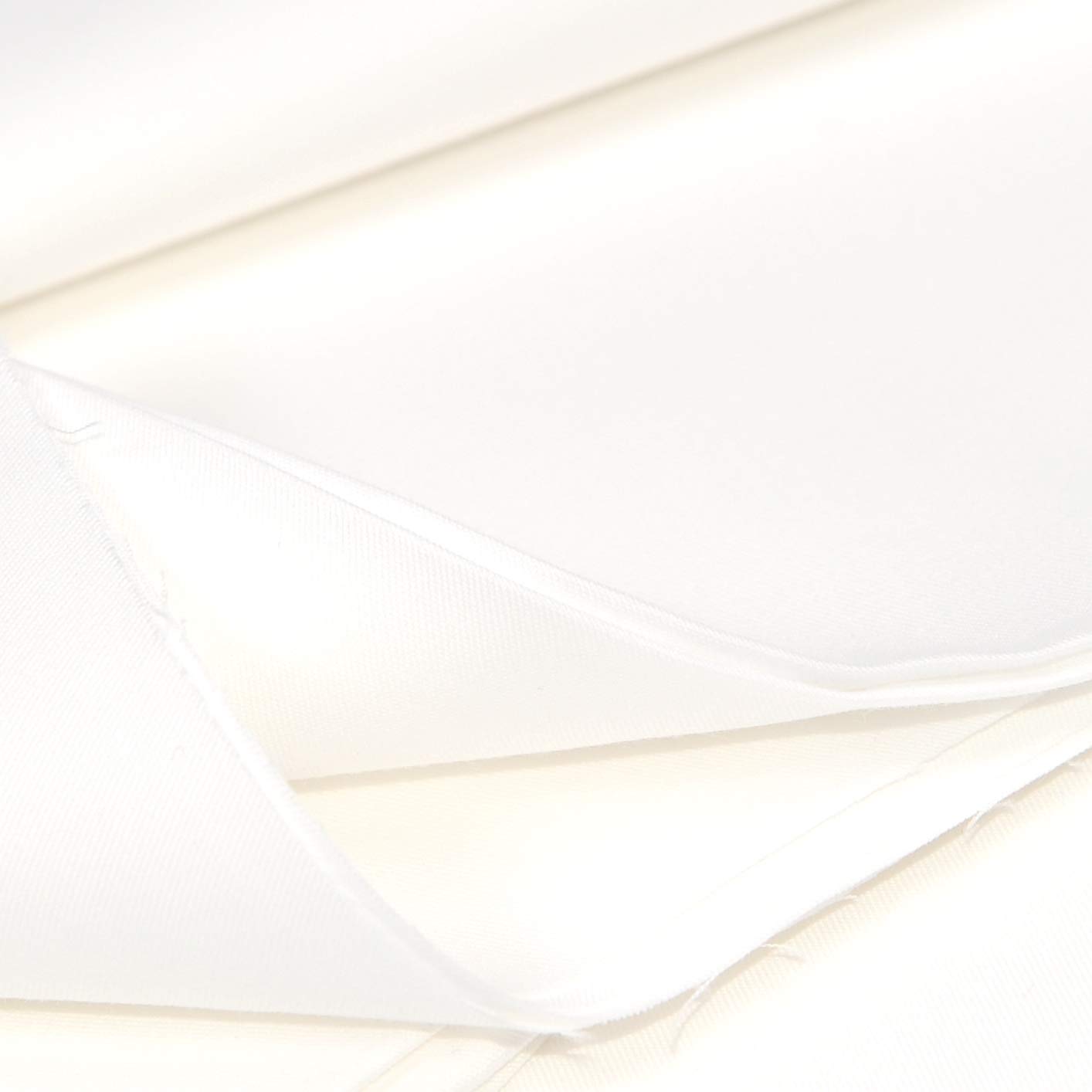 Pre-Cut Quilting Cotton Fabric Ivory Color Craft Cloth DIY for Sewing Crafting 61" by 1 Yard Rose Flavor