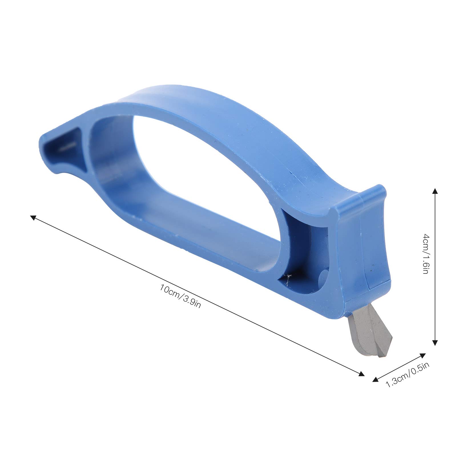 Yeuipea Fishing Knife Sharpener,2Pcs/Set Winter Ice Fishing Knife Sharpener Auger Blade Cutter Pliers Fishing Accessories