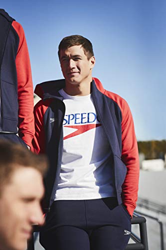 Speedo Unisex-Adult T-Shirt Long Sleeve Crew Neck Vintage