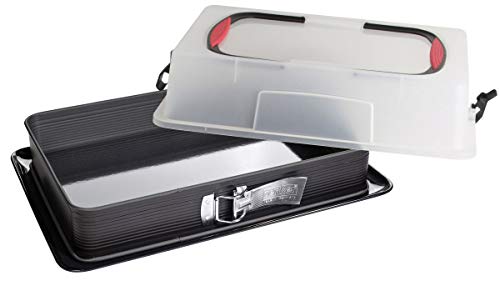 Zenker 6112 Springform Baking Tray Enamel with Carry Cover