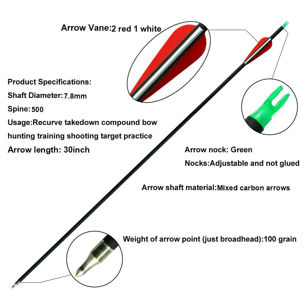 Vogbel Recurve Bow and Arrows Set for Adults 30lb 40lb Archery Bow Kit 53" Takedown Bow Suit Left and Right Hand Shooters Shooting Practice