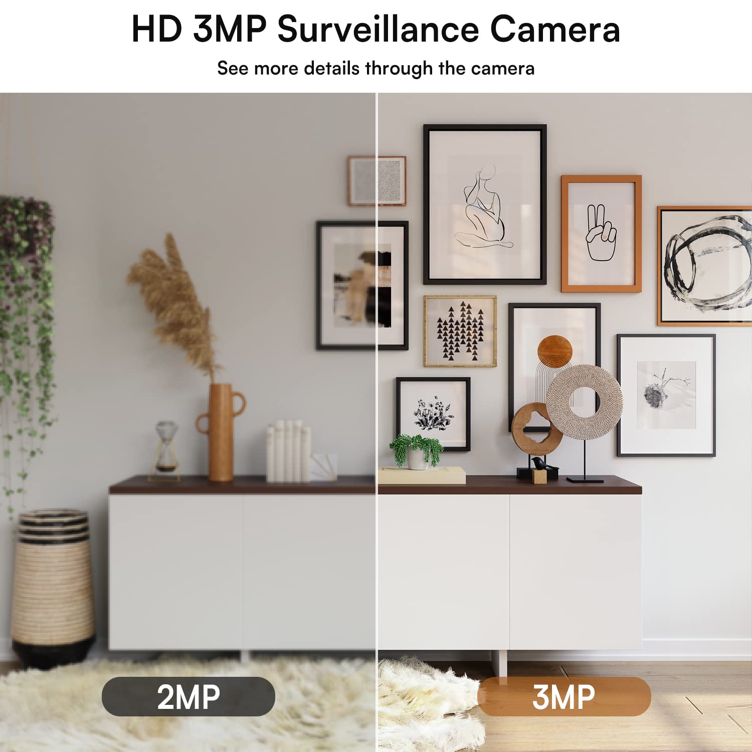 XVIM 3MP Wireless WiFi Light Bulb Camera, Light Bulb Security Camera, 2.4GHz 360° Pan/Tilt, E26/E27 Socket Security Camera Full Color Night Vision, Indoor/Outdoor, Motion Detection