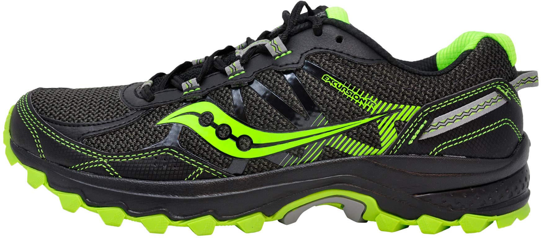 Saucony Men's Excursion Tr11 Black/Slime Running Shoe 11.5 M US