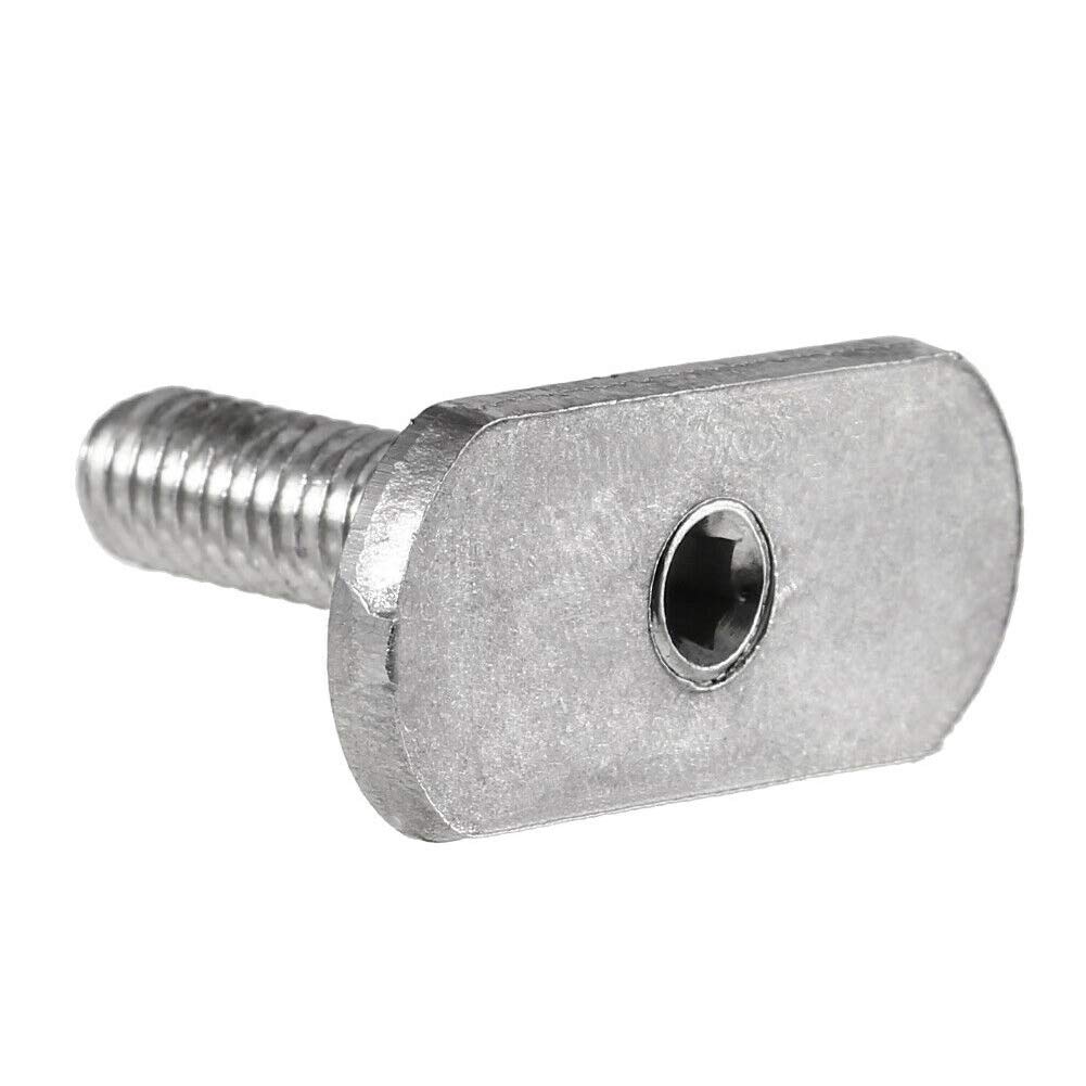 T Slot Bolt Replacement, 1/2 Inch Kayak Screws Track Screws Hardware Gear Mounting MightyBolt for Kayaks Canoes Boats Mini Rails