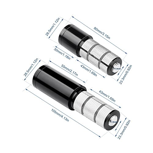 Taoyu MTB stem Bicycle Handlebar Stem Extender Aluminum Alloy Hidden Fork Stem Riser Adapter Stem Extension for MTB Road Bikes Cycling Parts Bike Handlebars (Color : 30mm)