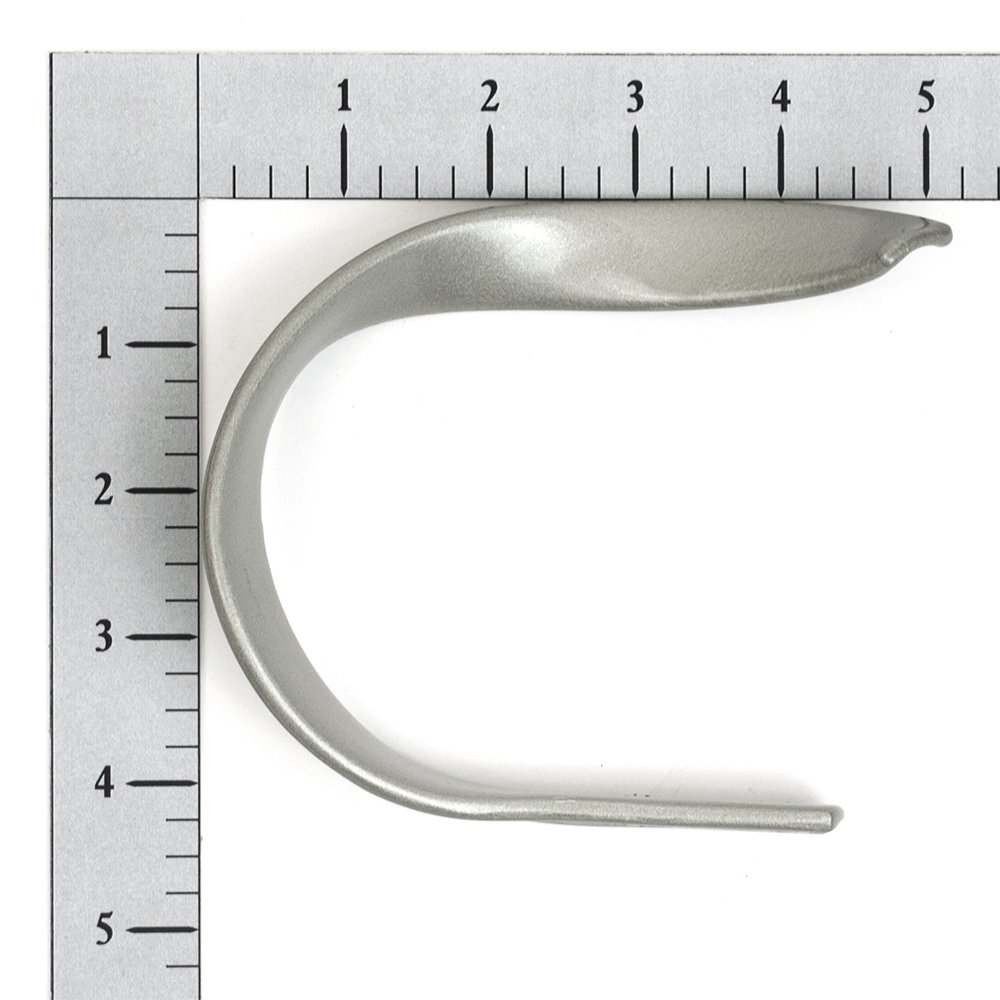 Sashay Drapery Holdback (Set of 2) Brushed Nickel