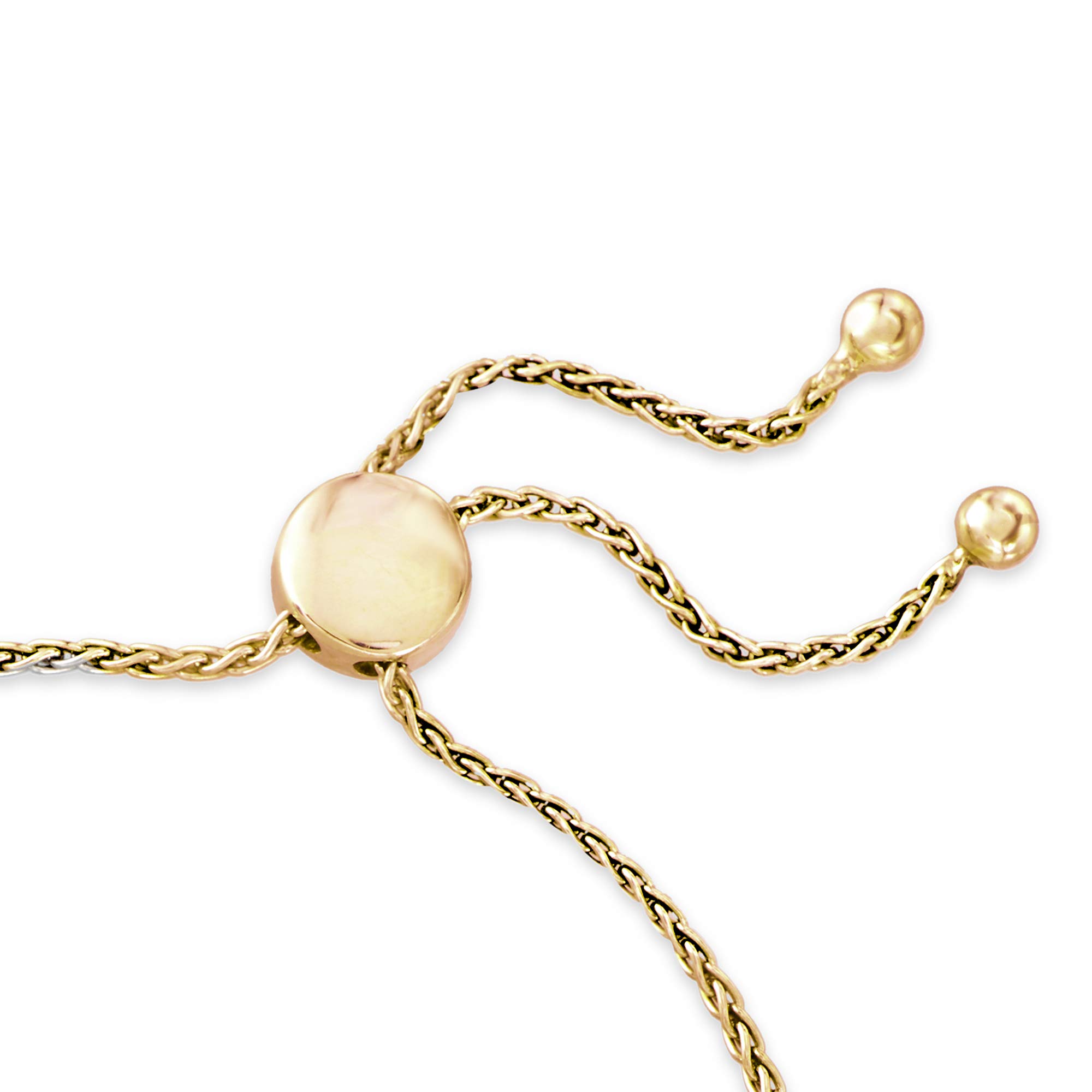 Ross-Simons 2.00 ct. t.w. Diamond Cluster Bolo Bracelet in 18kt Gold Over Sterling