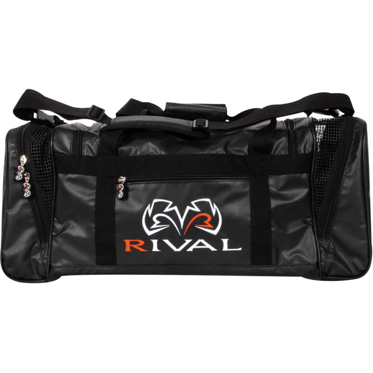 RIVAL Boxing RGB10 Gym Bag - 28" x 12" x 13" Size, Nylon Lining, Zippered Mesh Pockets on Both Sides, and Large Top Opening Pocket