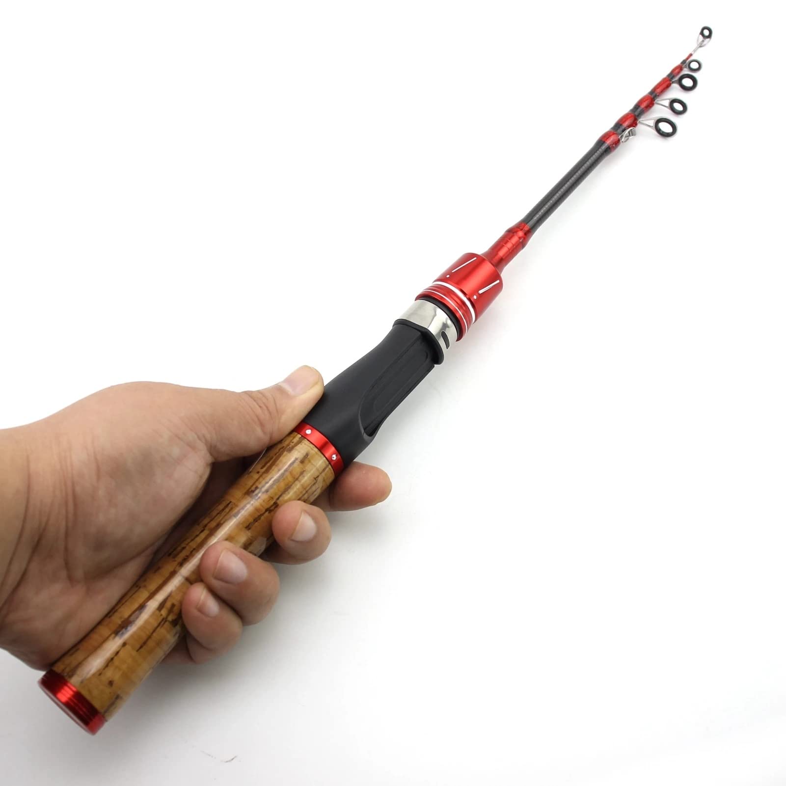 XBWEI 1.8M Ul Power Telescopic Spinning Fishing Rod Lure Weight 1-5g Beginners Catch Small Fish Pole So Soft Slow Rod ( Color : Casting Rod , Size : 168cm )