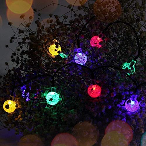 WDWL Solar String Light, Outdoor Fairy Lights,Waterproof Crystal Ball Decorative Lights for Garden, Terrace, Garden, Home Decorative Lights