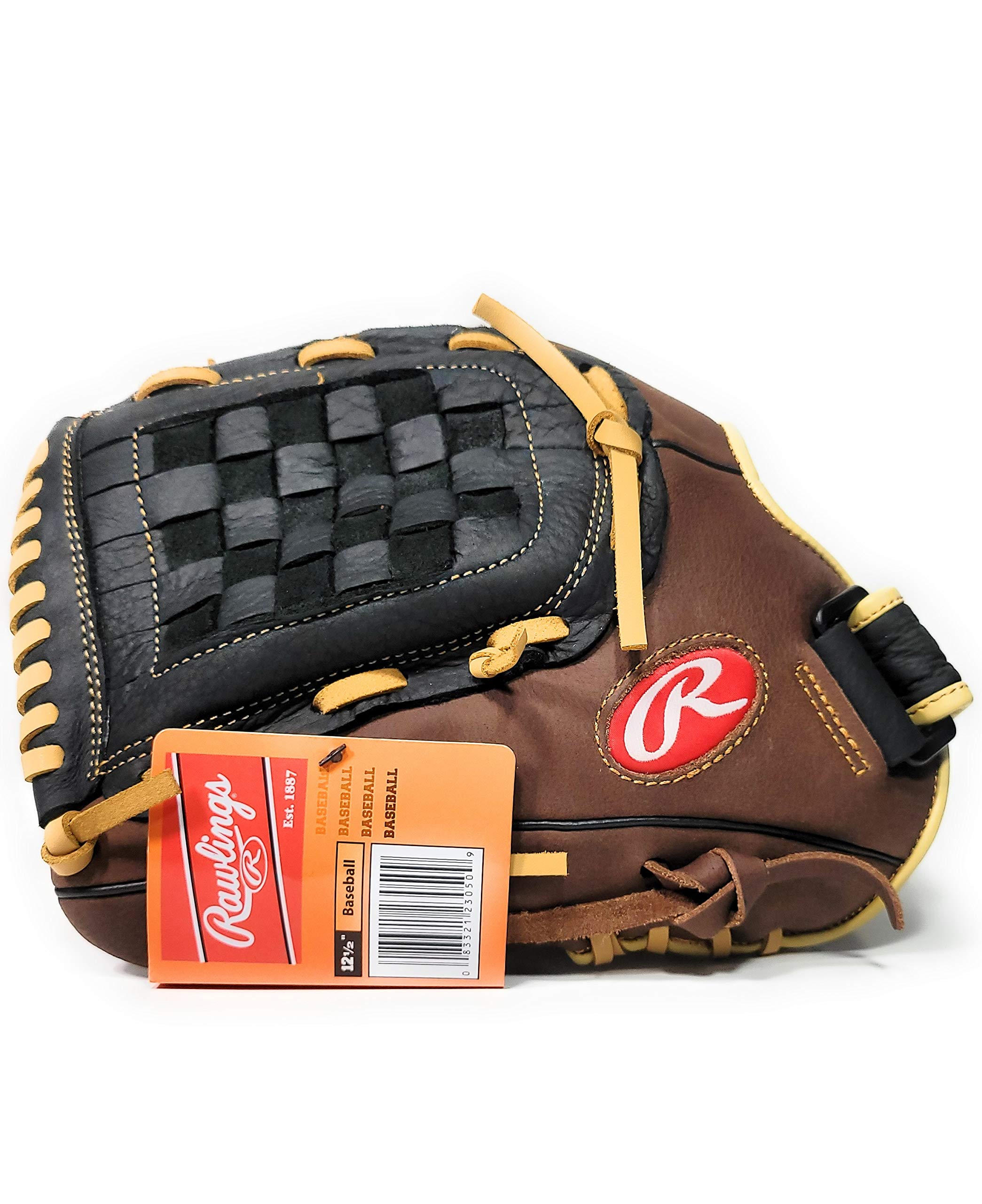 Rawlings Sporting Goods Prodigy Series Baseball Youth Glove, Brown 12"